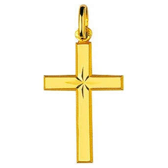 Croix - Or jaune 9ct sur PremierCadeau.com