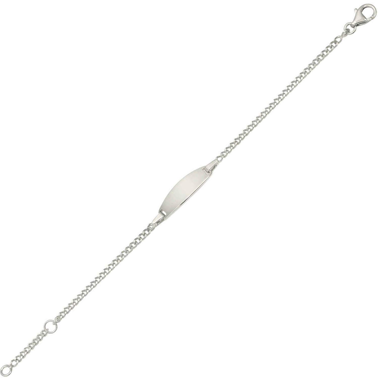 Gourmette bébé maille gourmette - Argent massif - PremierCadeau