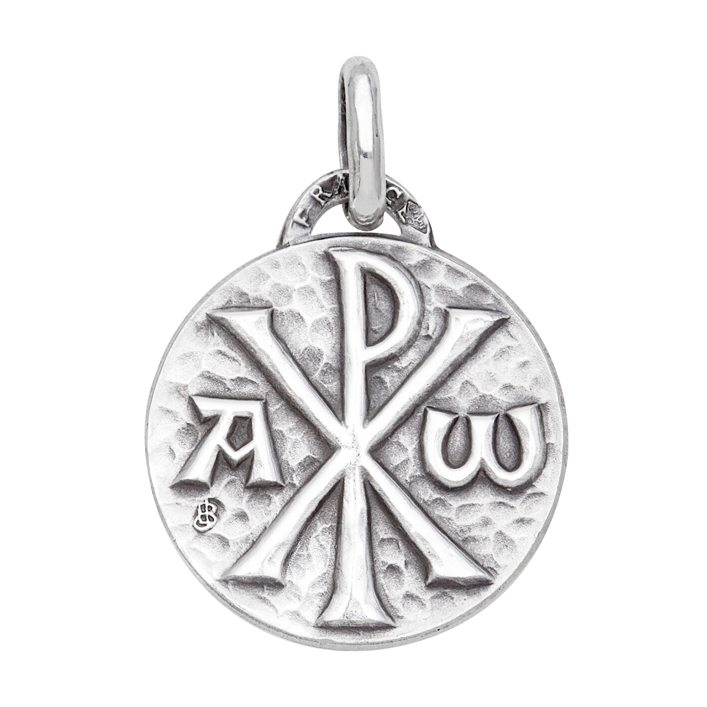 Pendentif symbole Maison de la Médaille Médaille Chrisme - Argent ...