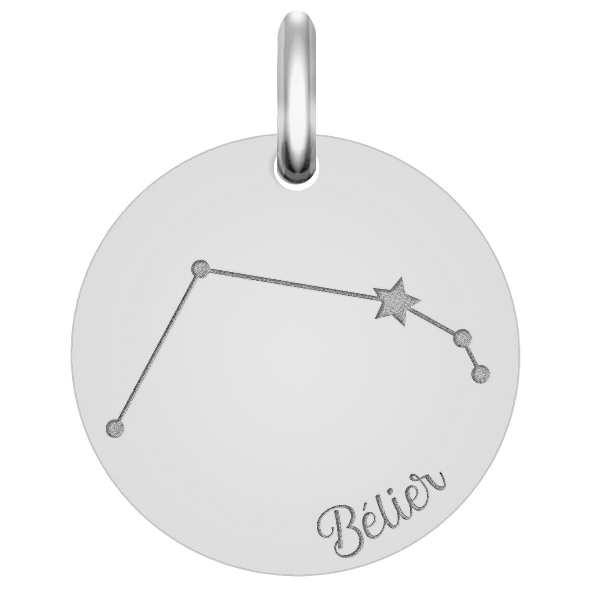 signe constellation - Or blanc 18ct - PremierCadeau