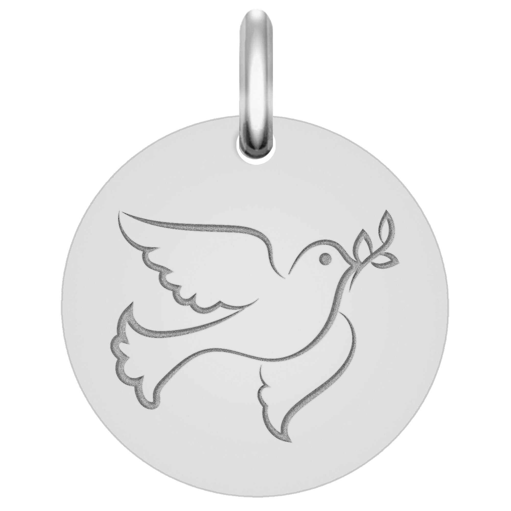 Médaille Colombe - Argent - PremierCadeau